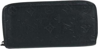 Louis Vuitton unisex, Pre-owned, Noir, Taille: ONE Size Portefeuille en toile Vintage Pre-owned