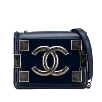 Chanel Sac bandouli&egrave;re vintage doccasion - Femme - Pre-owned - Bleu - Taille: ONE Size