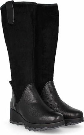 Lince Lince Chaussures avec fermeture &eacute;clair confortable et semelle en caoutchouc. Semelle int&eacute;rieure en gel. I51804. Fabriqu&eacute;es en Espagne, Cuir Billy noir