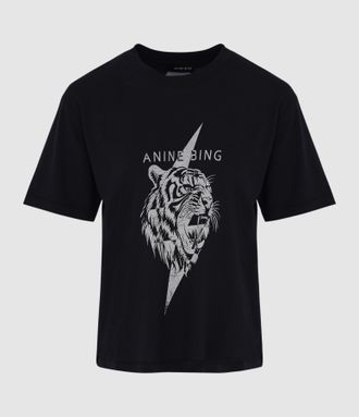 Anine Bing Tee Shirt Wagner Black