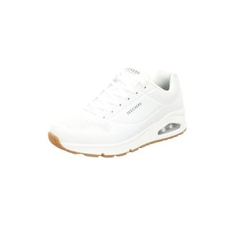 Skechers Herren Uno Stand On Air Sneaker, White Durabuck Trim, 39.5 EU