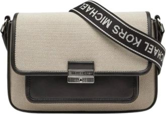 Michael Kors Pre-owned Sac bandouli&egrave;re en toile - Femme - Pre-owned - Beige - Taille: ONE Size