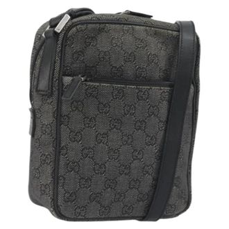 Gucci Pre-owned Vintage Canvas Shoulder Bag - - Pre-owned - Damen - Schwarzk - ONE SIZE