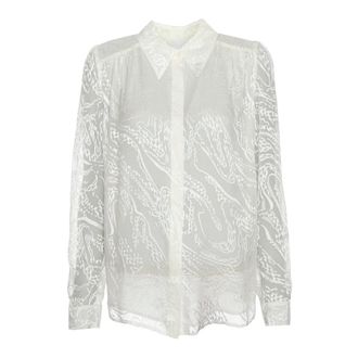 Lala Berlin Leichte Cr&ecirc;pe de Chine Bluse - - Blouses & Shirts - Damen - Wei&szlig; - S