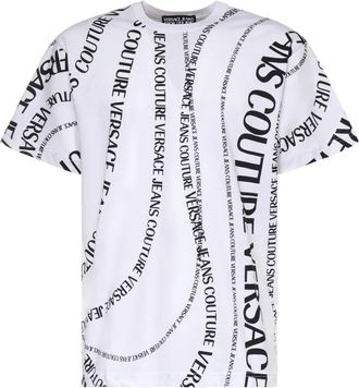 Versace Jeans Couture Homme, Tops, Blanc, Taille: S Maglietta T-Shirt