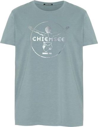 Chiemsee T-Shirt mit changierendem CHIEMSEE Printrint - GOTS zertifiziert