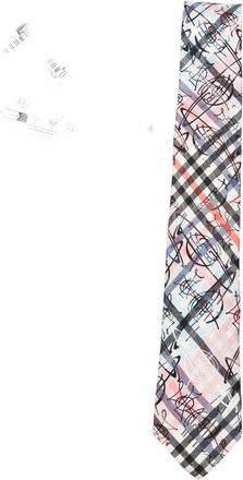 Vivienne Westwood Orb-detail Checked Tie