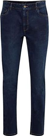 11 Project Bettino Jeans pour homme Pantalon Coupe droite, Dark Blue Denim (700031), 32W x 32L