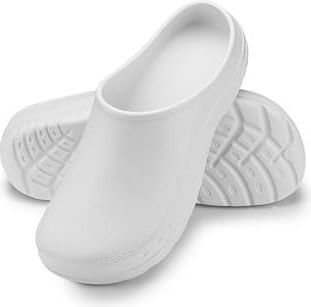 Estro & Luminara Sabot Femme Jardin Clogs - Sabot Plastique Homme Léger Femme Sabot de Jardin Homme Chaussure de Jardinage CC01 (46, Blanc)