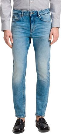 BOSS Herren C-Delaware Delaware Slim-Fit Jeans aus bequemem Stretch-Denim in Blau Blau 38/32