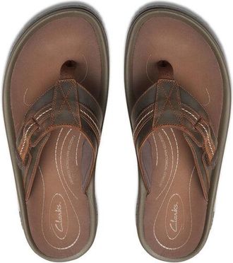 Clarks Zehentrenner Wesley Sun 26176987 Braun