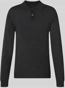 Christian Berg Regular Fit Poloshirt aus Woll-Mix