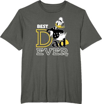 Disney Donald Duck Best Dad Ever Family Trip Fathers Day T-Shirt