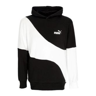Puma Power Cat Hoodie - - Sport - Damen - Schwarzk - XL