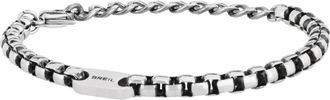 Breil Juwel Sammlung BLACKEN, ARMBÄNDER aus HERREN in STAHL Farbe SILVER messen 22 - TJ1945
