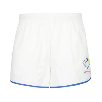 Casablanca Casa Sportif Windbreaker Shorts - - Shorts - Damen - Wei&szlig; - L