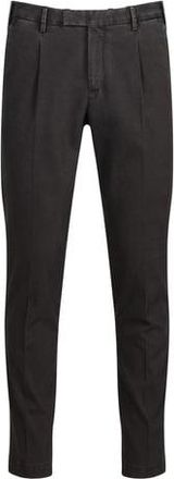 PT01 Pantalon slim &agrave; plis en coton