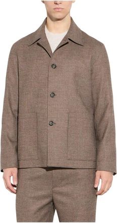 Paolo Pecora Stoffjacke - - Jackets - Herren - Braun - M