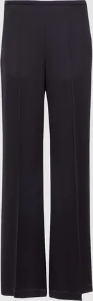 Forte_Forte Pantalon Shining Envers Satin High Waist Notte