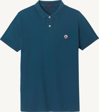 Jott Polo en coton biologique Bleu m&eacute;tal Marbella - Taille S