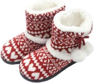 Yarnow Pantoufles Hiver pour Femmes Coton Chaud Semelle &Eacute;paisse Antid&eacute;rapante Int&eacute;rieur Peluche Doux Pantoufles Confortables et R&eacute;sistantes pour Maison Hiver