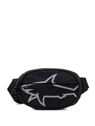 Paul & Shark sac banane à logo imprimé - Noir