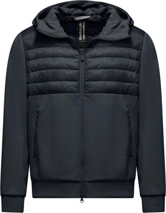 Bomboogie Homme, Vestes, Bleu, Taille: 2XL Veste bi-mati&egrave;re en nylon et maille