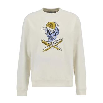 Barbour Vintage Sweatshirt Whisper White - - Sweatshirts & Hoodies - Herren - Wei&szlig; - XL