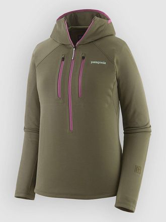 Patagonia R1 Ultralight Sweat &agrave; capuche vert