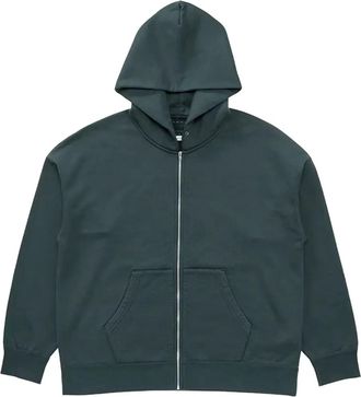 Visvim hoodie Ultimate Jumbo à fermeture zippée - Vert