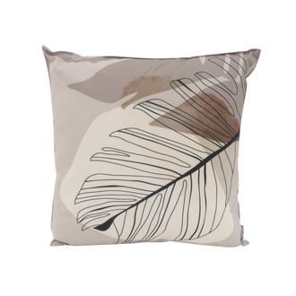 CB Home & Style Outdoor Garten Kissen Wasserabweisend 45x45cm mit F&uuml;llung (Blatt dunkel)