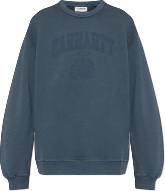 Carhartt Work in Progress Logo Sweatshirt - - Sweatshirts & Hoodies - Herren - Grau - S