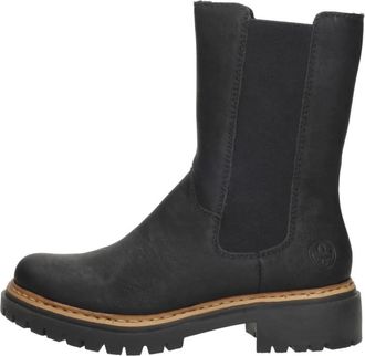 Rieker Femme, Chaussures, Noir, Taille: 36 EU Enkellaarsjes Plat