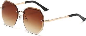 Generic Lunettes De Soleil Polaris&eacute;es &Agrave; Monture M&eacute;tallique Large For Hommes Et Femmes, Id&eacute;ales For Lext&eacute;rieur, Les F&ecirc;tes Et Autres Occasions Sp&eacute;ciales.(Brown)