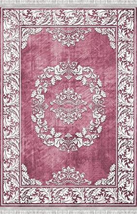 Bonamaison Le Jardin du Lin Digital Gedruckte Teppich, Mehrfarbig, 120x180