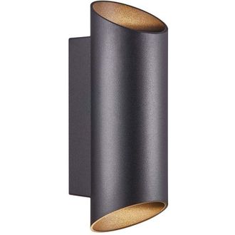 Nordlux Nico round 22 wall light black