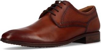 Salamander Chaussures daffaires pour homme, à lacets, semelle intérieure amovible, Cognac 6300, 44 EU
