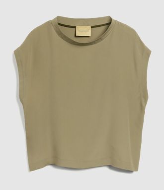 Momoni Top Curacao Blouse Verde Salvia