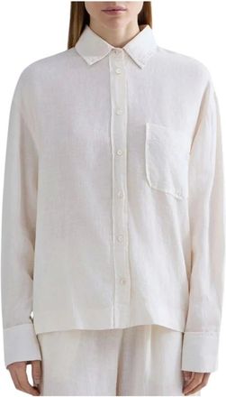Replay Femme, Blouses et Chemises, Blanc, Taille: 36 FR Camisa W2388.000.85574g