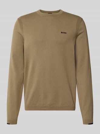 HUGO BOSS Regular Fit Pullover aus reiner Baumwolle Modell KN_Ever-X