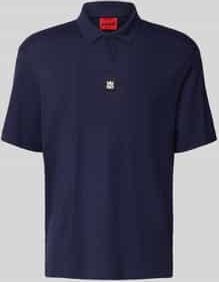 HUGO BOSS Relaxed Fit Poloshirt aus Viskose-Mix Modell DALLOVO
