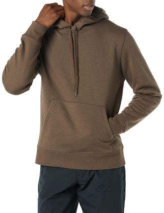 Amazon Essentials Herren Pullover-Sweatshirt Mit Kapuze, In Gro&szlig; Und Schwer Erh&auml;ltlich, Mittel Braun, L