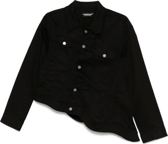 Undercover Asymmetrische Hemdjacke - Schwarz