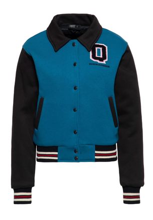 Queen Kerosin Damen Collegejacke Rockabilly Kitten