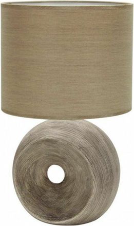 Fabrilamp Fabrilamp - Keramische Tischplatte ea 1xe27 beige Lampenschirm beige 52x30x30 cm