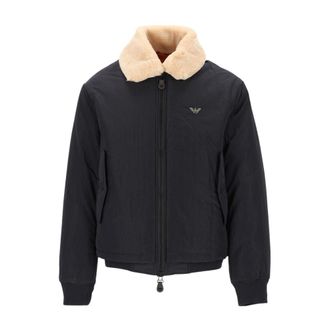 Emporio Armani Bomber Jacket - Homme - Vestes - Bleu - Taille: XL