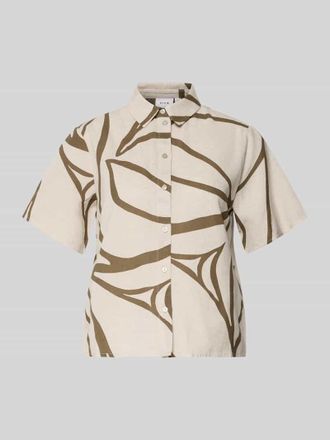 Vila Bluse aus Viskose-Mix mit Knopfleiste Modell PRISILLA