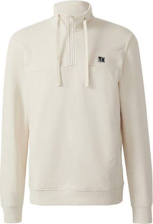 s.Oliver Sweatshirt Sweatshirt Sweatshirt mit Eingrifftaschen und Label-Patch