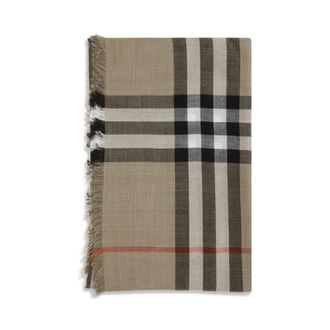 Burberry Kariert Wendbar Wolle Seide Schal - - Accessories - Herren - Mehrfarbig - ONE SIZE