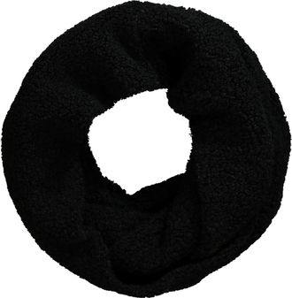 Ulla Popken Damen Rundschal Schal, schwarz, Einheitsgröße